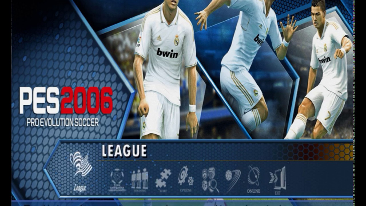 Pro Evolution Soccer 6 menu pes 13 for pes 6 By Alemoarts - YouTube