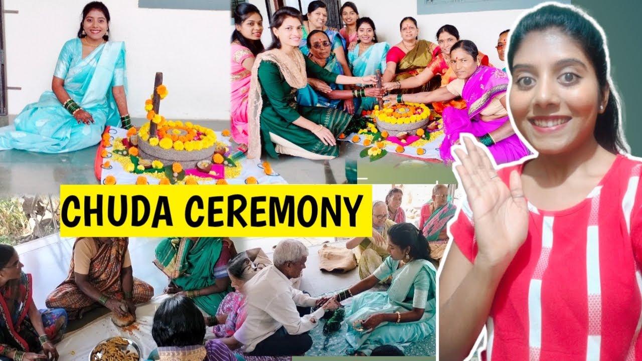 BANGLE CEREMONY (chuda ceremony) | HALDI FODI | MARATHI WEDDING RITUALS ...