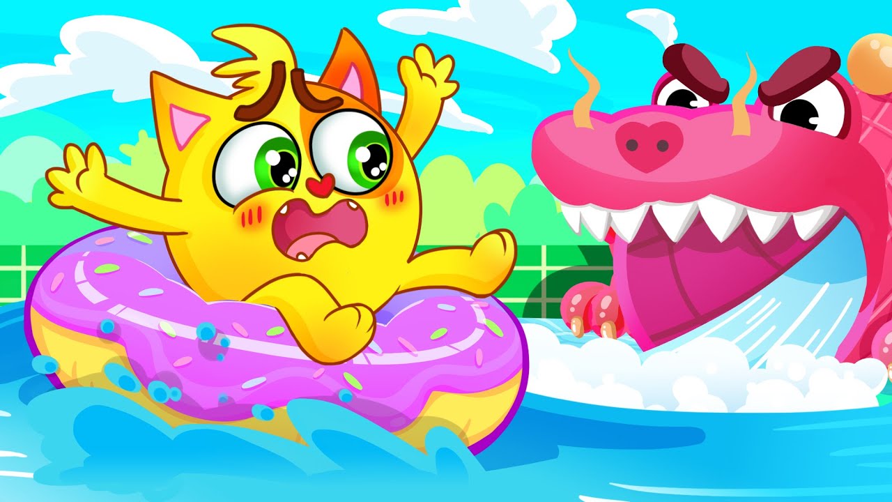 Splish Splash At The Waterpark 😺 | Baby Zoo Story | Kids Songs And ...