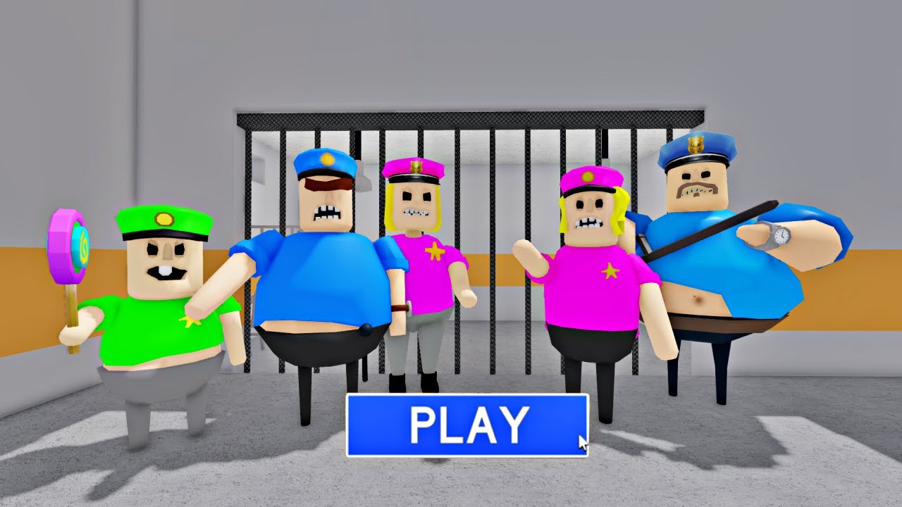 POLICE FAMILY ESCAPE! SCARY OBBY Full Walkthrough #roblox - YouTube