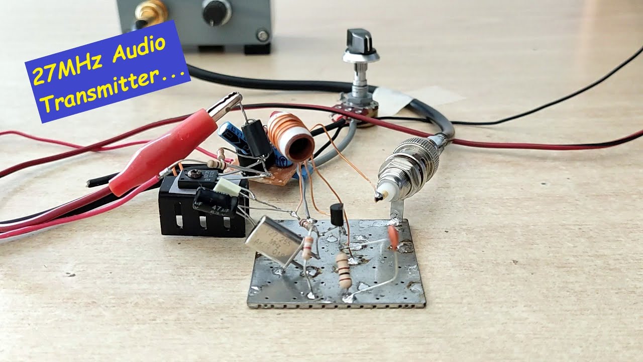 27MHz AM Audio Transmitter - YouTube