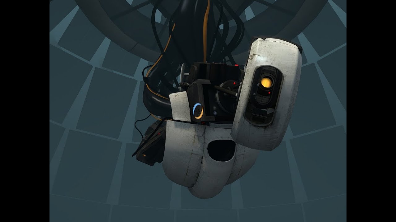 glados informs chell about fortnite - YouTube