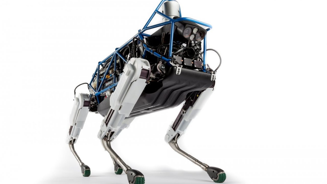 BOSTON DYNAMICS JUMPING ROBOT. - YouTube