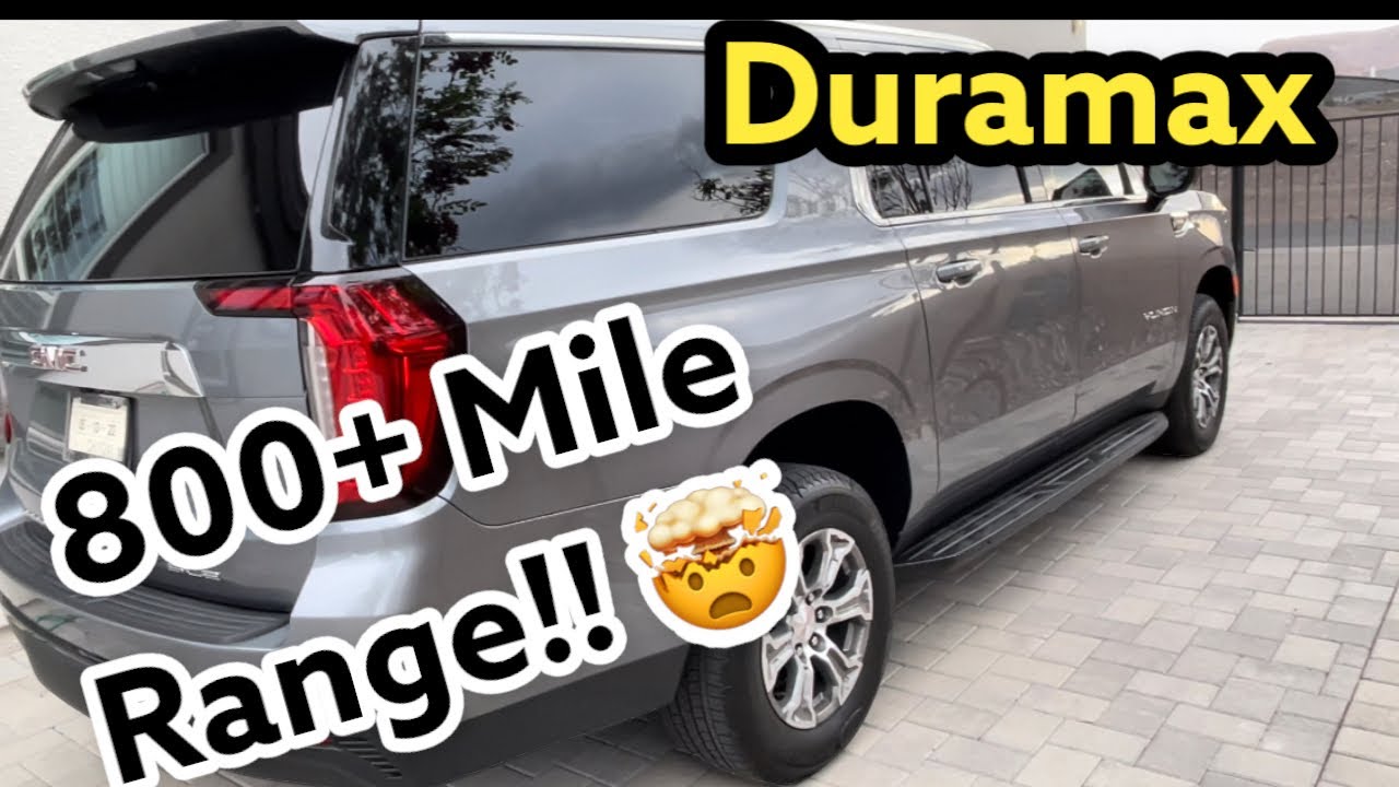 2022 GMC Yukon XL SLE 3.0L Duramax Diesel Engine Road Trip MPG! - YouTube
