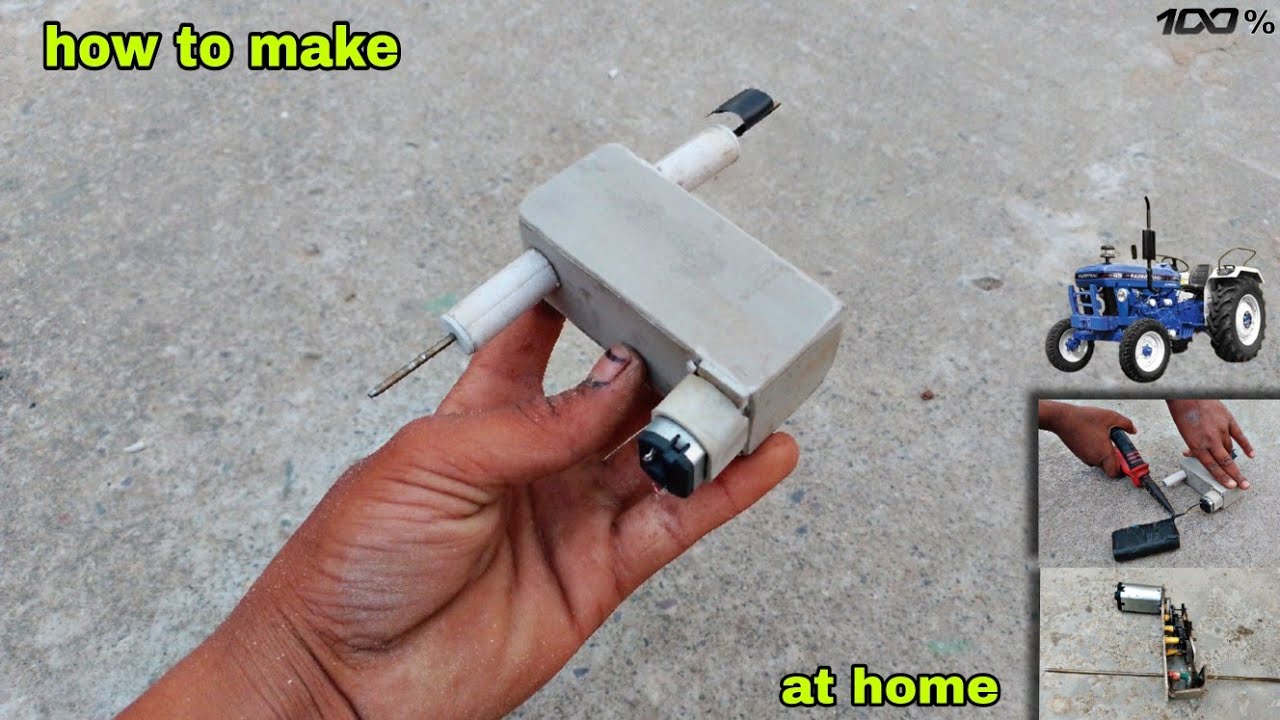 how to make tractor gearbox at home 😱 powerful gearbox - YouTube