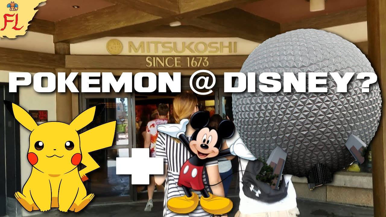 Pokemon at Walt Disney World's Epcot - Mitsukoshi Store Stock June 2016 ...