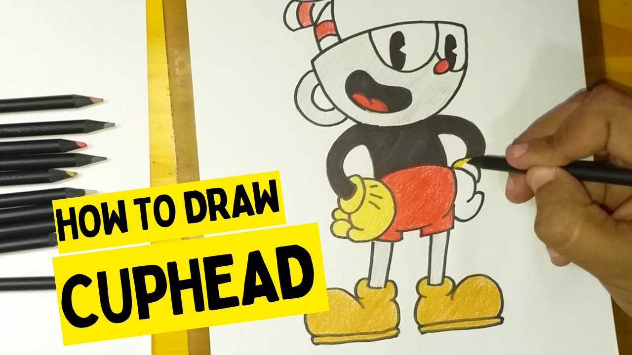 How to Draw Cuphead / Easy Drawing Tutorial - YouTube