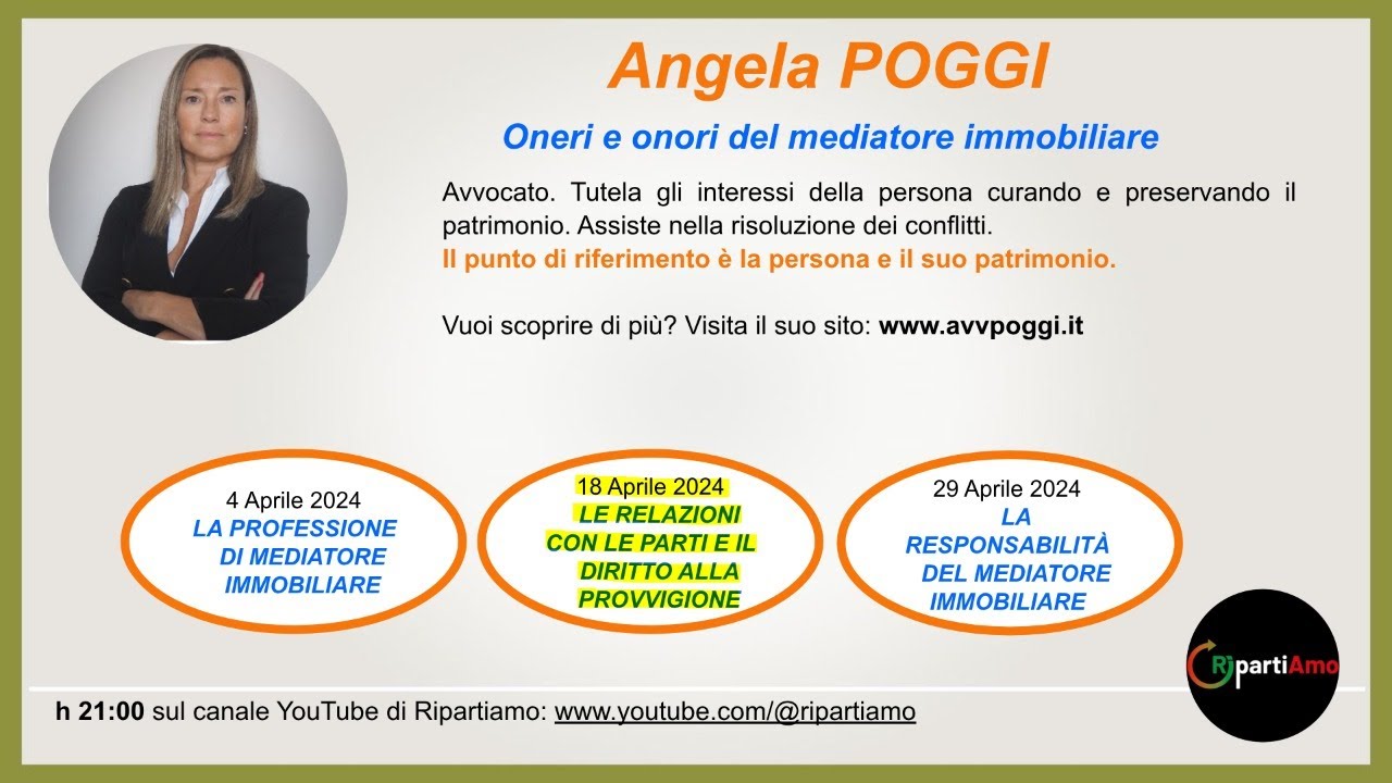 Oneri e onori del mediatore immobiliare. Le relazioni e il diritto alla ...