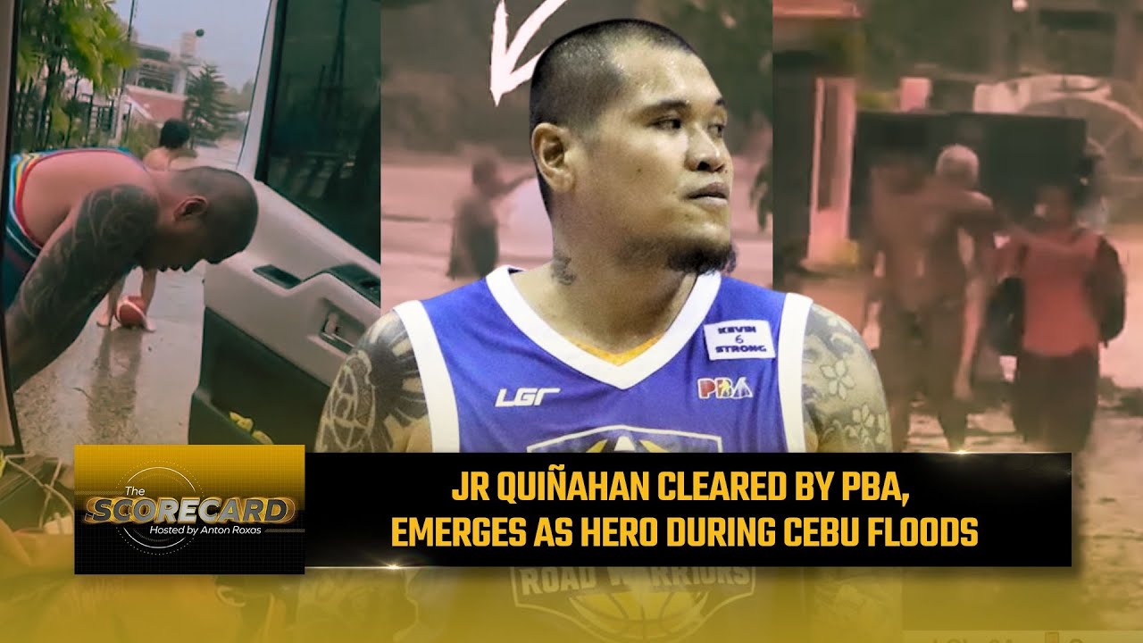 JR Quiñahan cleared by PBA, emerges as hero during Cebu floods | The ...