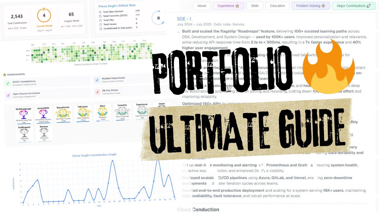 Build a Portfolio That Gets You HIRED 🔥 | ULTIMATE GUIDE | JOB HUNTING ...