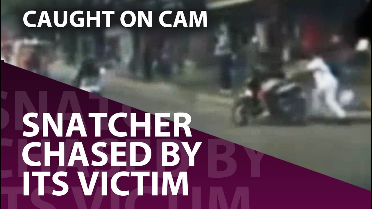 IN VIDEO: SNATCHER VS. VICTIM - YouTube