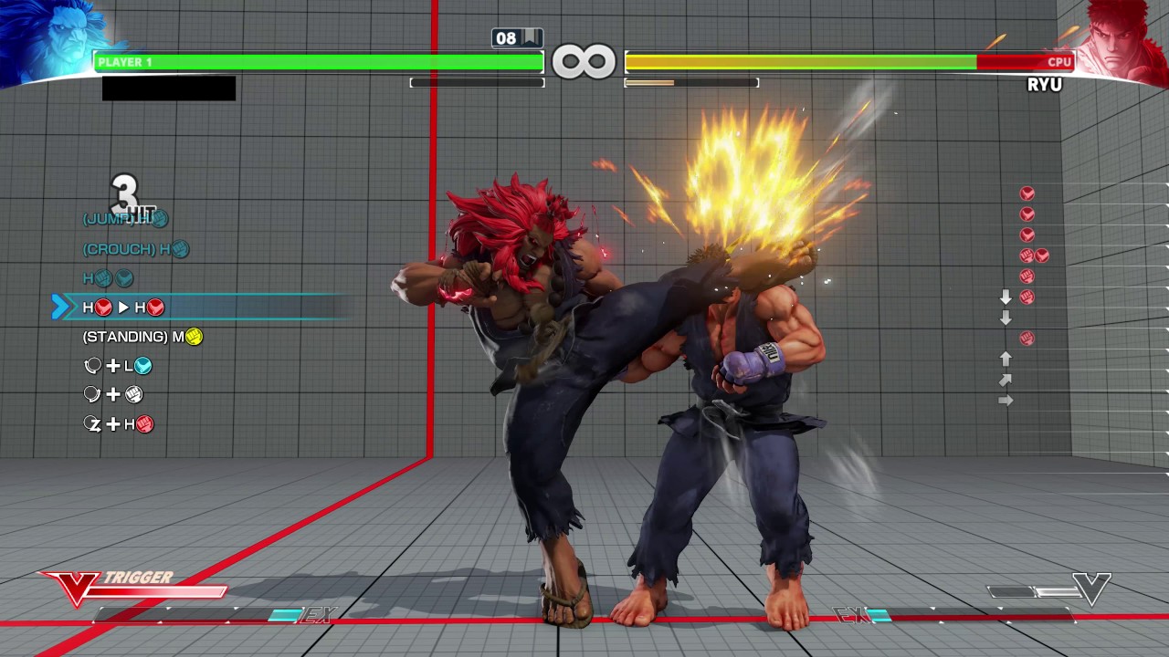 SFV: Akuma Trials (4K60) - YouTube