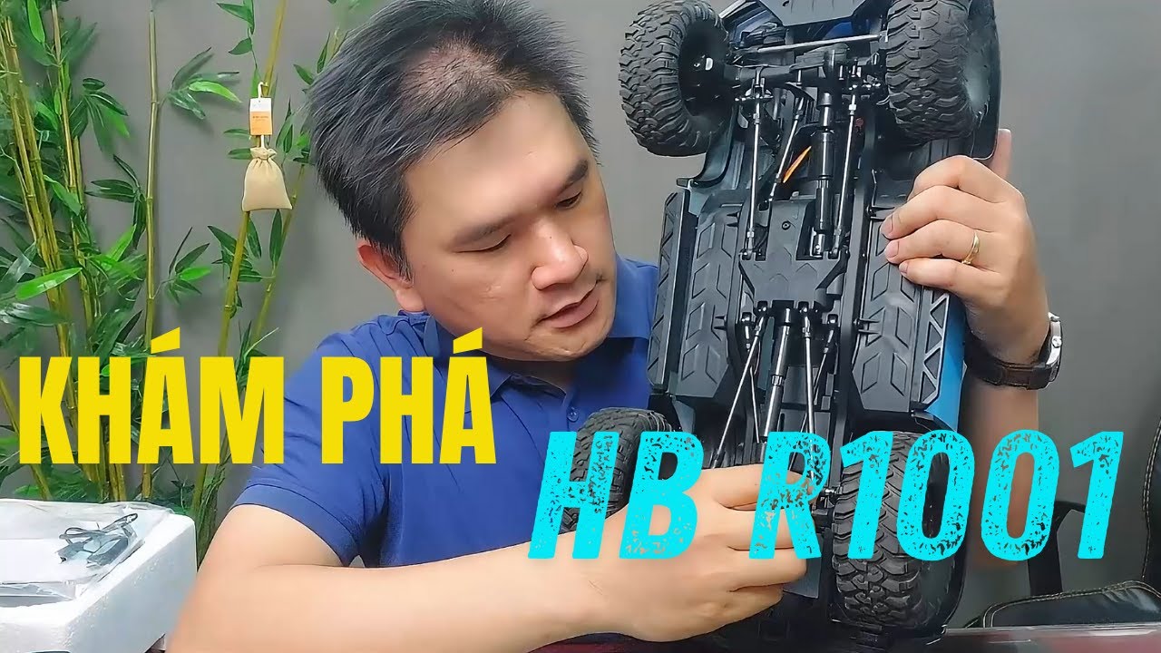Khám phá xung quanh xe điều khiển RC HB R1001 - Phiên bản TRX4 Bronco ...