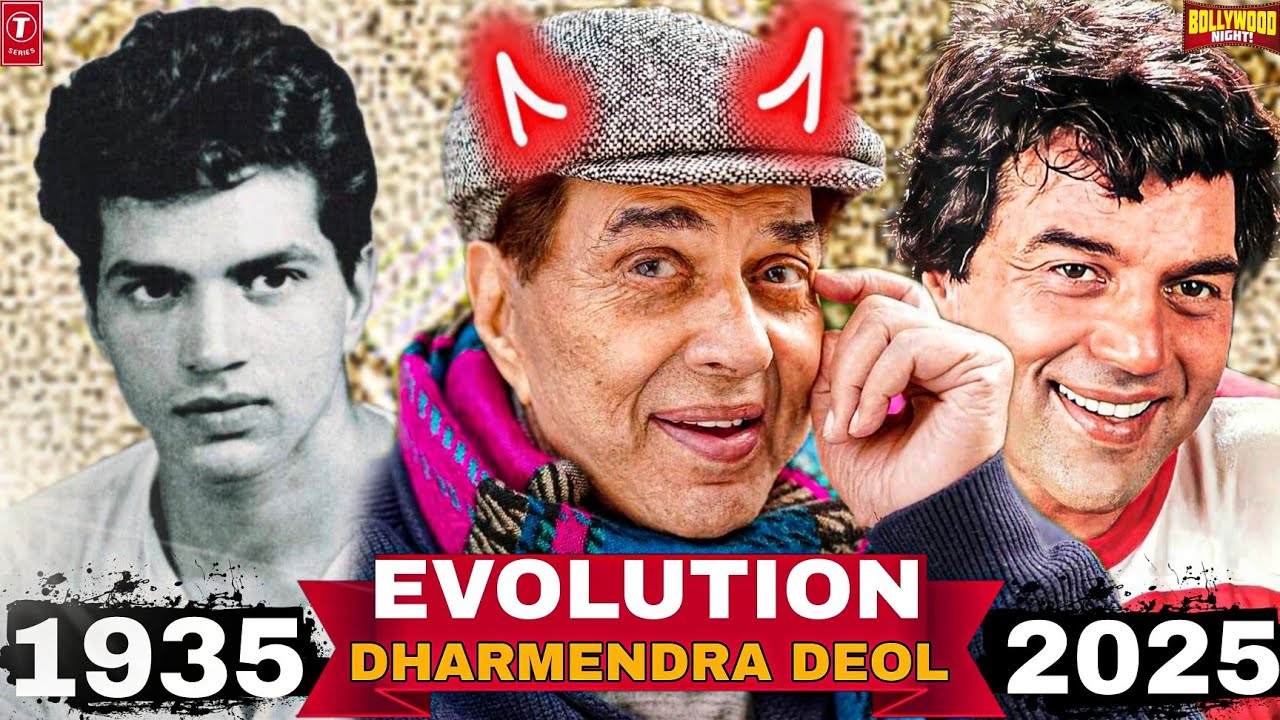 DHARMENDRA DEOL : EVOLUTION OF BOLLYWOOD LEGEND ( 1935-2025) - YouTube
