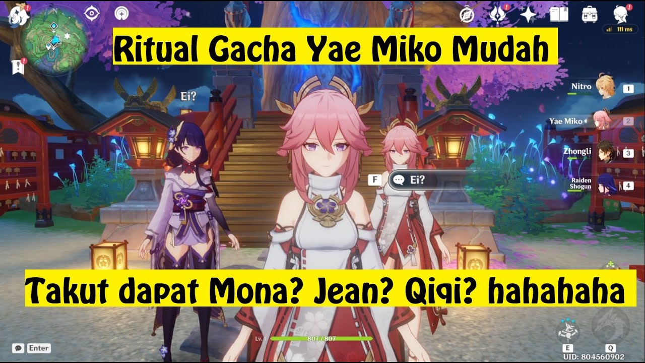 #262 GENSHIN IMPACT - CARA GACHA YAE MIKO (RITUAL SEBELUM GACHA) - YouTube
