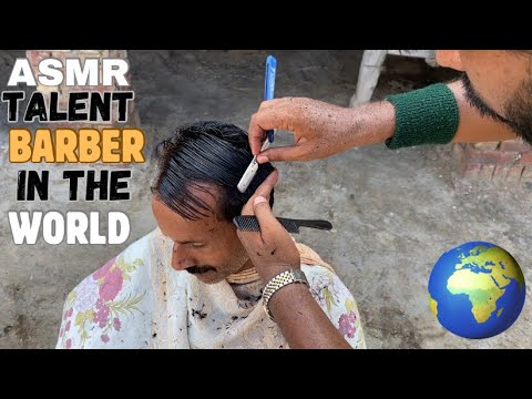 ASMR TALENT BARBER FAST HAIRCUT SLEEP SOUND | ASMR RELAXING - YouTube