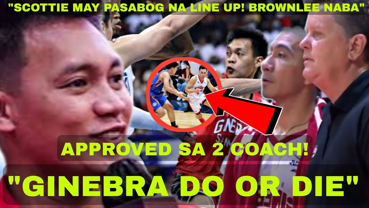 "GINEBRA FANS NATUWA" May BROWNLEE NABA! Pang Last Game LINE UP ...
