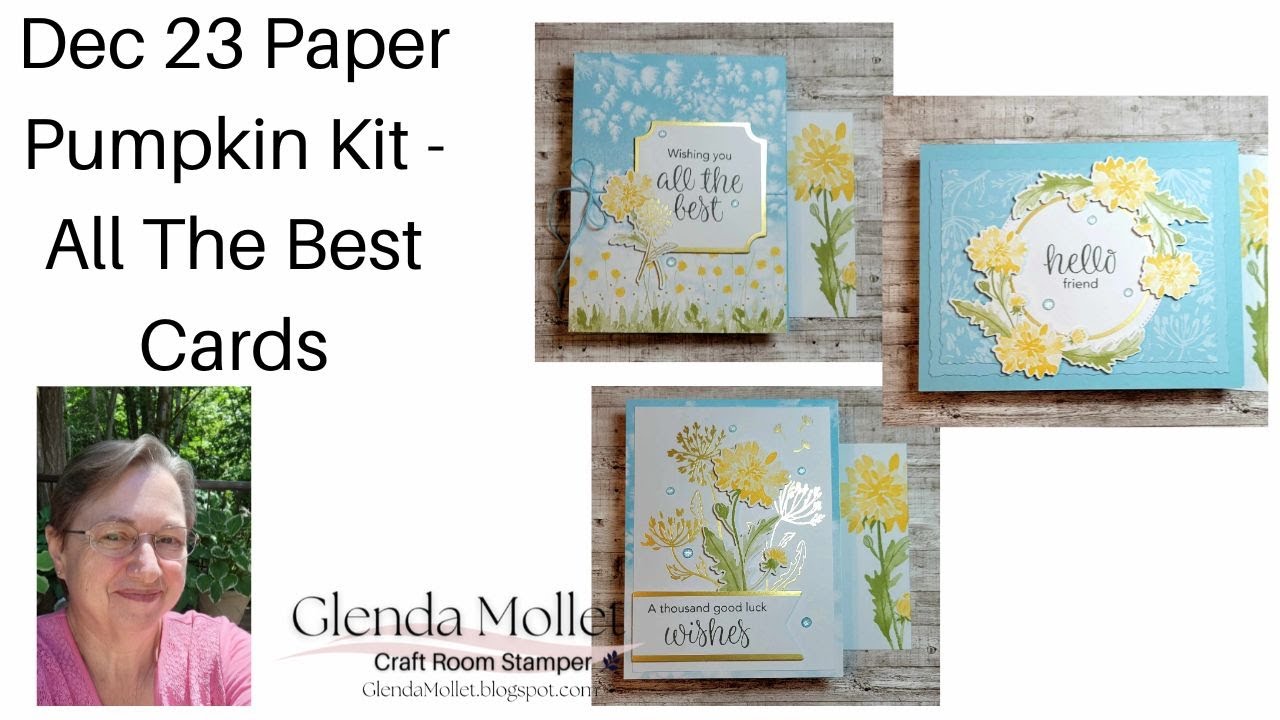 December 2023 Paper Pumpkin Kit - All The Best. Unboxing, Creating and ...