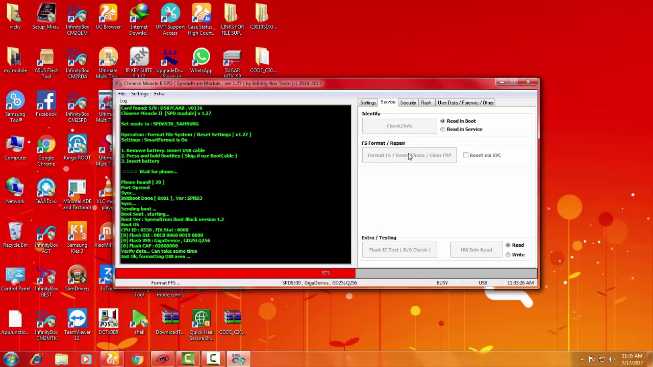 Samsung B313E Flash done with Cm2 Dongle - YouTube