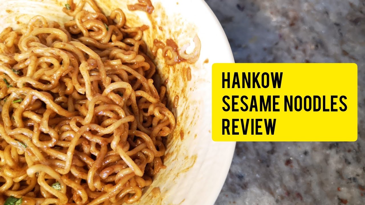 Rice Daddy Eats | Hankow Instant Sesame Noodles Review - YouTube