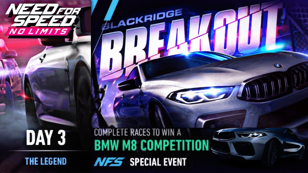 Need For Speed: No Limits | BMW M8 Competition Day 3 (The Legend) - YouTube