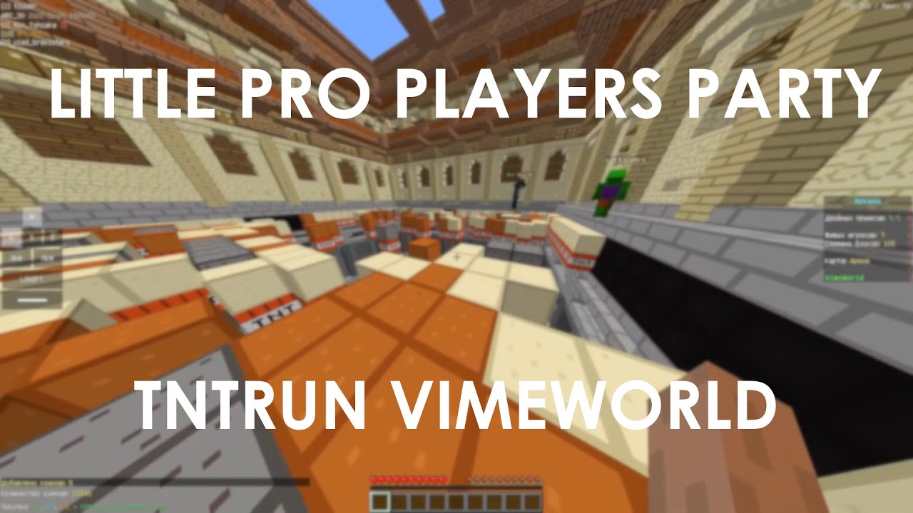 LITTLE PRO PLAYERS PARTY - TNTRUN VIMEWORLD - YouTube