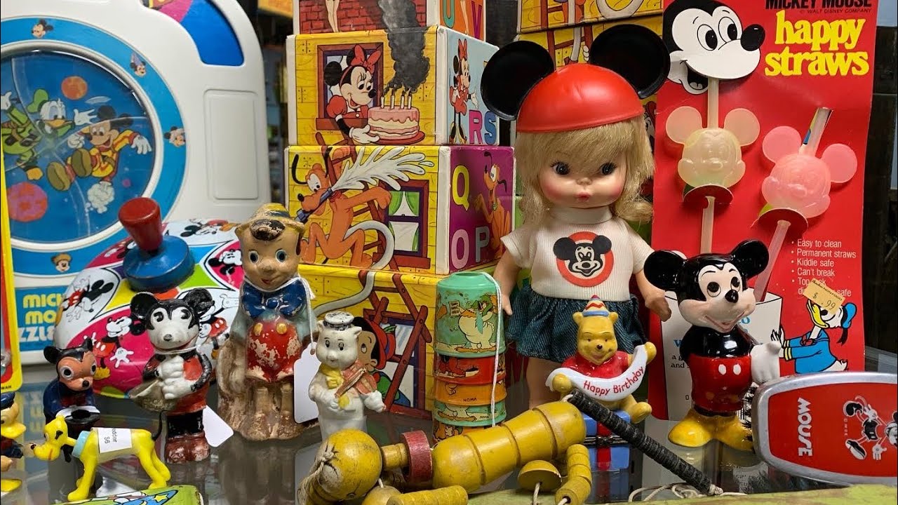 Disney Collectibles at Antique Store in Arizona! • Antiquing ...