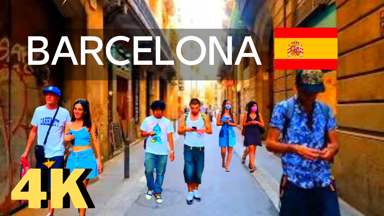 Walking in Barcelona, Spain 🇪🇸: Barrio Gótico to Catedral de la Santa ...