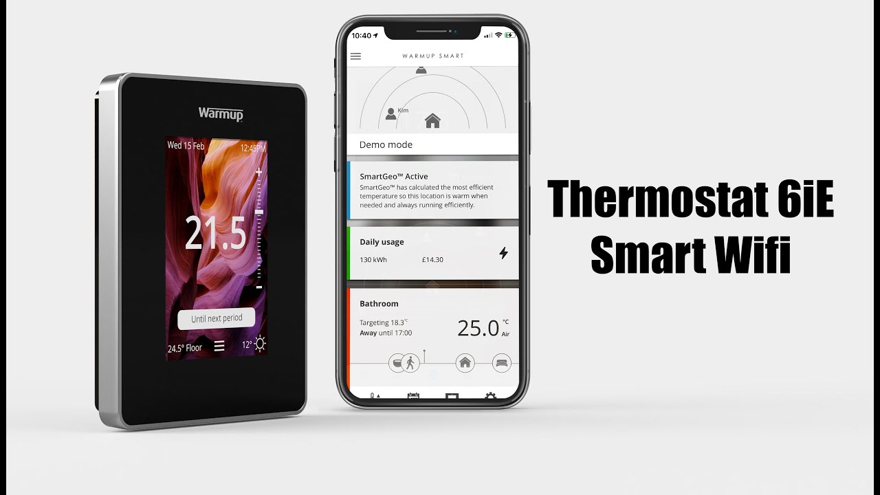 Découvrez le Thermostat 6iE Smart WiFi de Warmup ! - YouTube