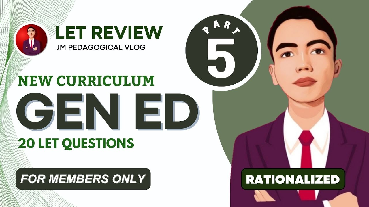 GEN ED Part 5: LET REVIEW - YouTube