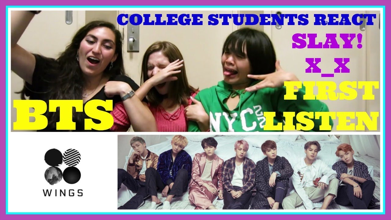 COLLEGE STUDENTS REACT TO BTS: WINGS ALBUM | FIRST LISTEN - YouTube