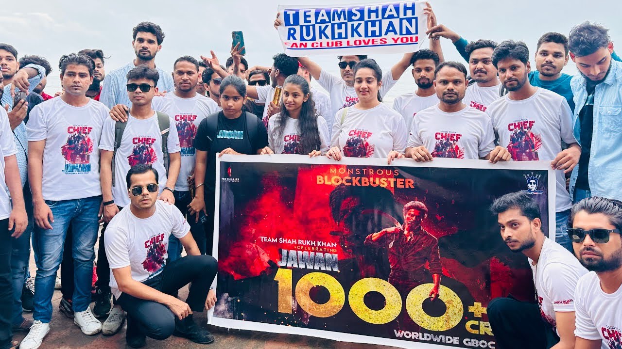 #Jawan | Jawan Team Fan Club 1000 Cr | जवान टीम क्लब 1000करोड़ | मन्नत ...