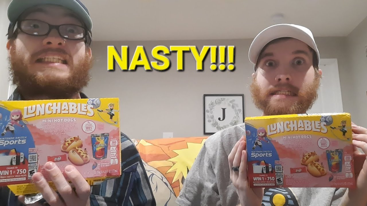 we tried the dreaded hot dog lunchable, how bad could it be? (ft ...