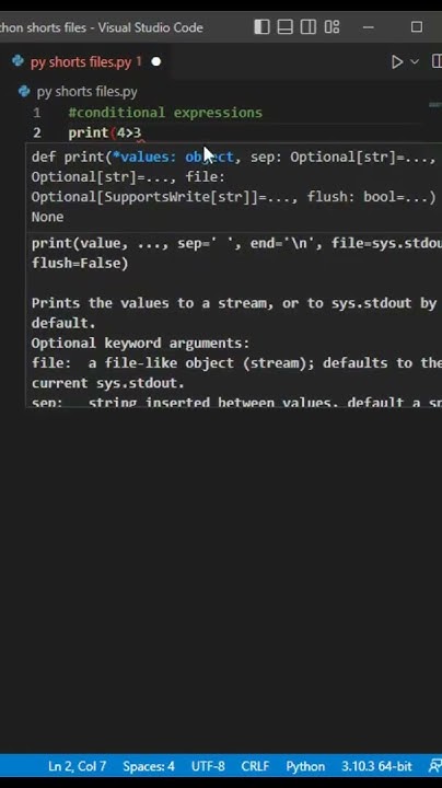 Conditionals Expression True Or False Python Coding Code Pythonforbeginners Youtube