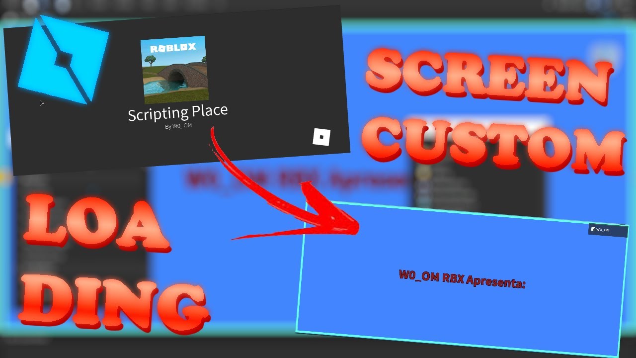 COMO CRIAR LOADING SCREEN(tela de carregamento) CUSTOMIZADA - ROBLOX ...