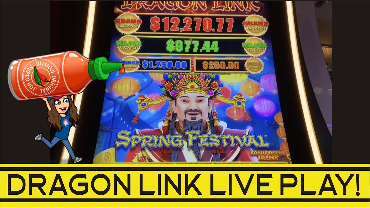 🐲 DRAGON LINK SLOT MACHINE SPRING FESTIVAL 🐲 LIVE PLAY AT ARIA LAS ...