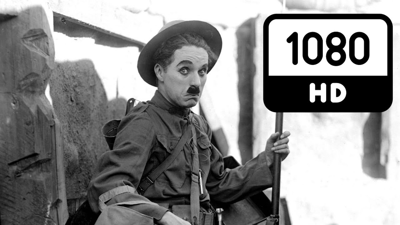 CHARLIE CHAPLIN - Shoulder Arms | Armas al Hombro (1918) Completo ...