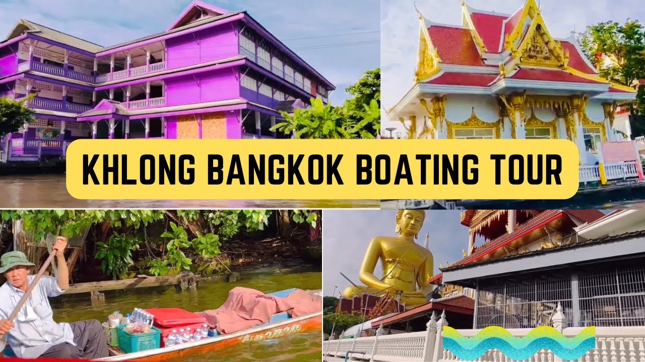 Khlong Bangkok village boating tour | amazing sightseeing | Thailand 🇹🇭 ...