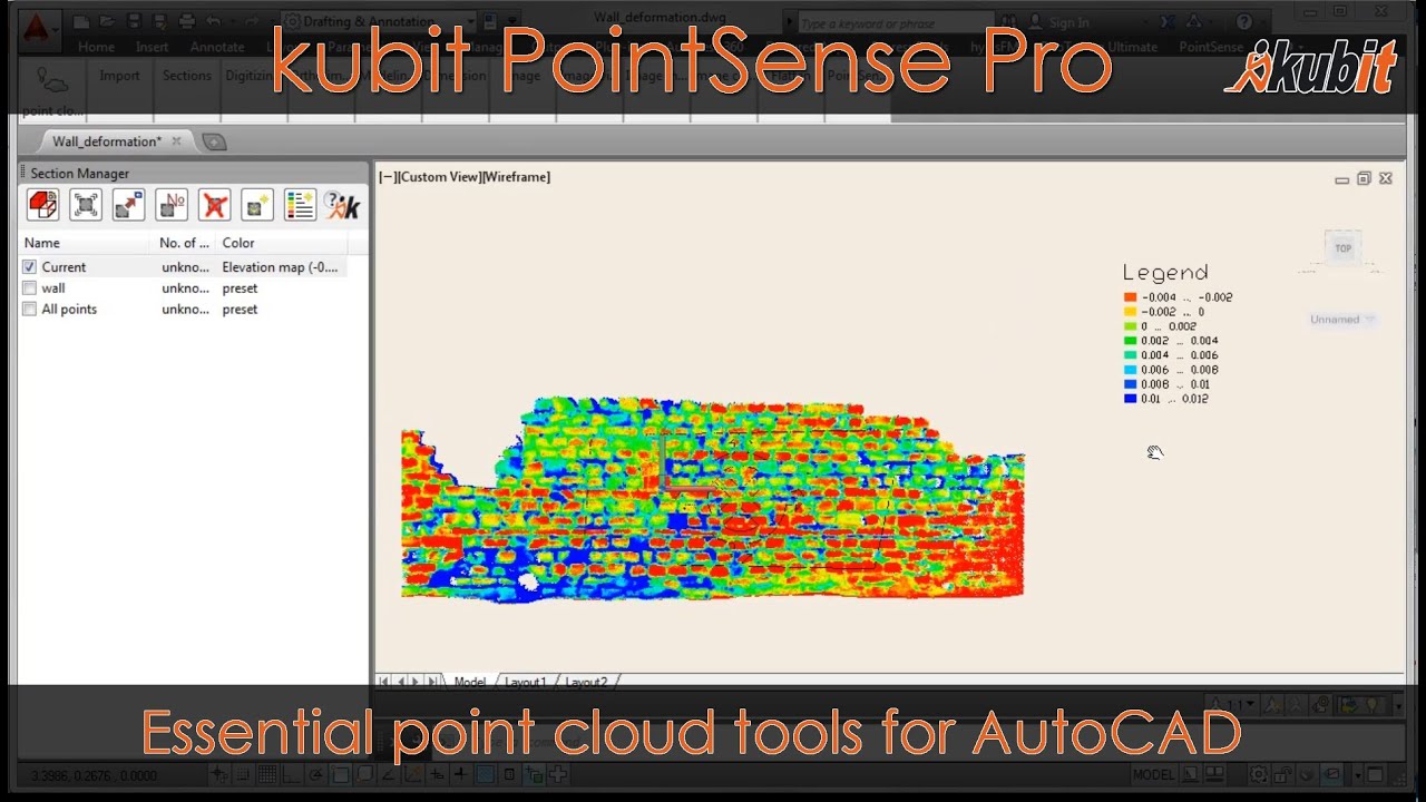 kubit PointSense Pro: Essential point cloud tools for AutoCAD - YouTube