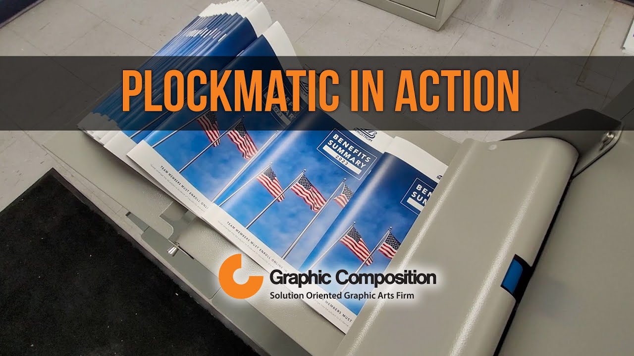 Plockmatic Booklet Maker - YouTube