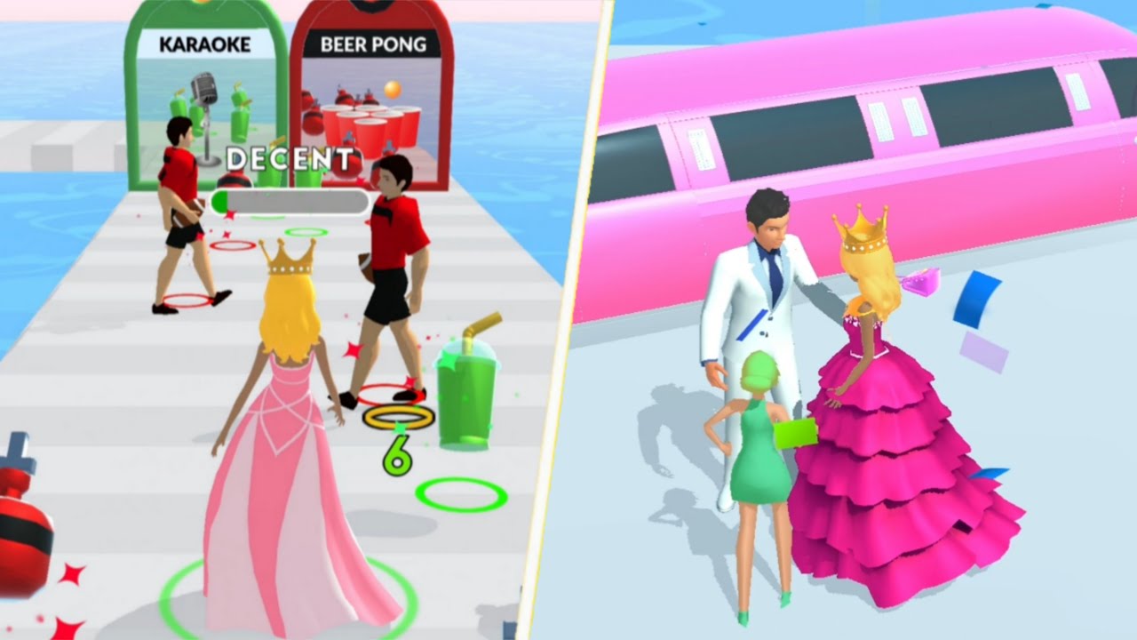 Prom Run 👼 😈 NEW LEVELS!! All Levels Gameplay Android, iOS New Game ...