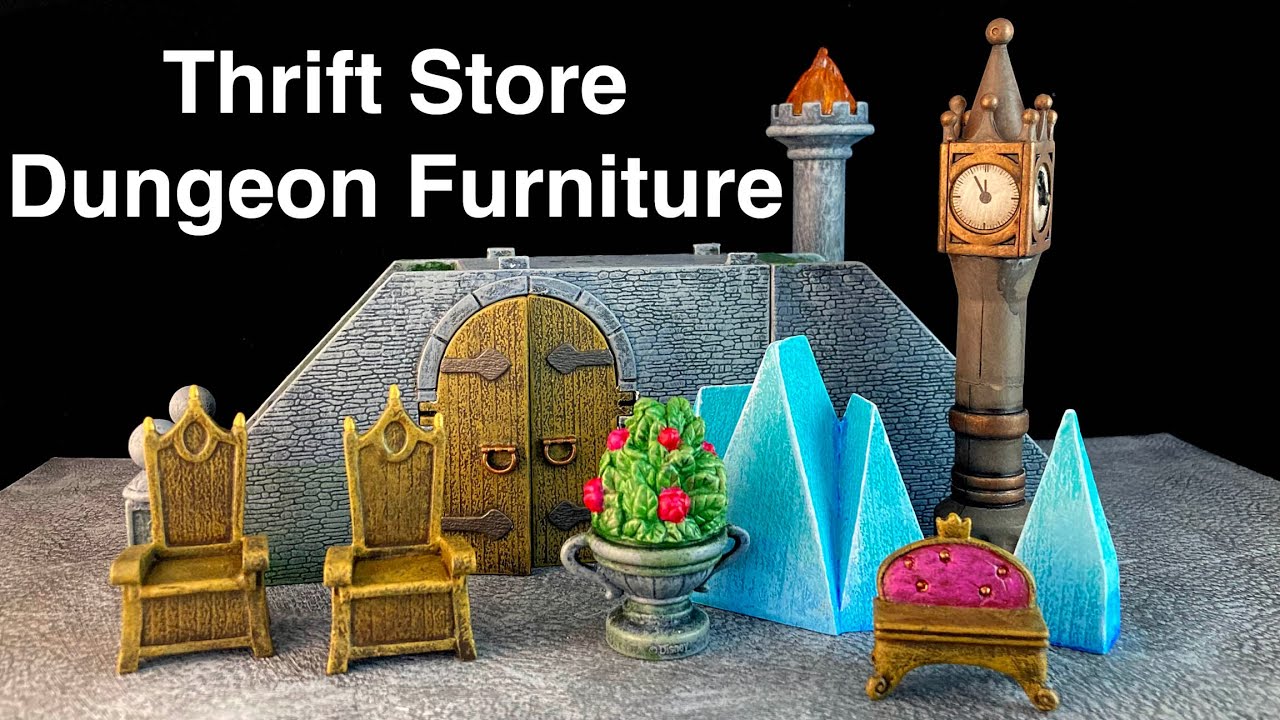 Thrift Store Dungeon furniture - YouTube