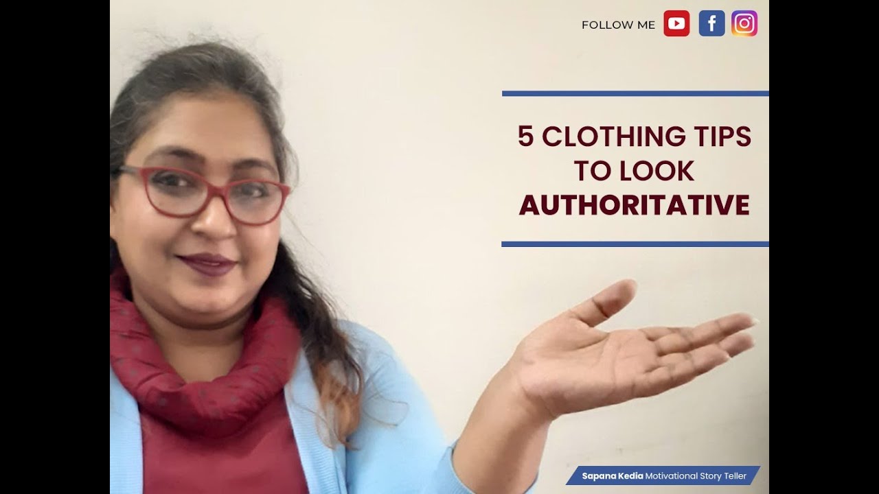 5 Clothing Tips To Look Authoritative - YouTube