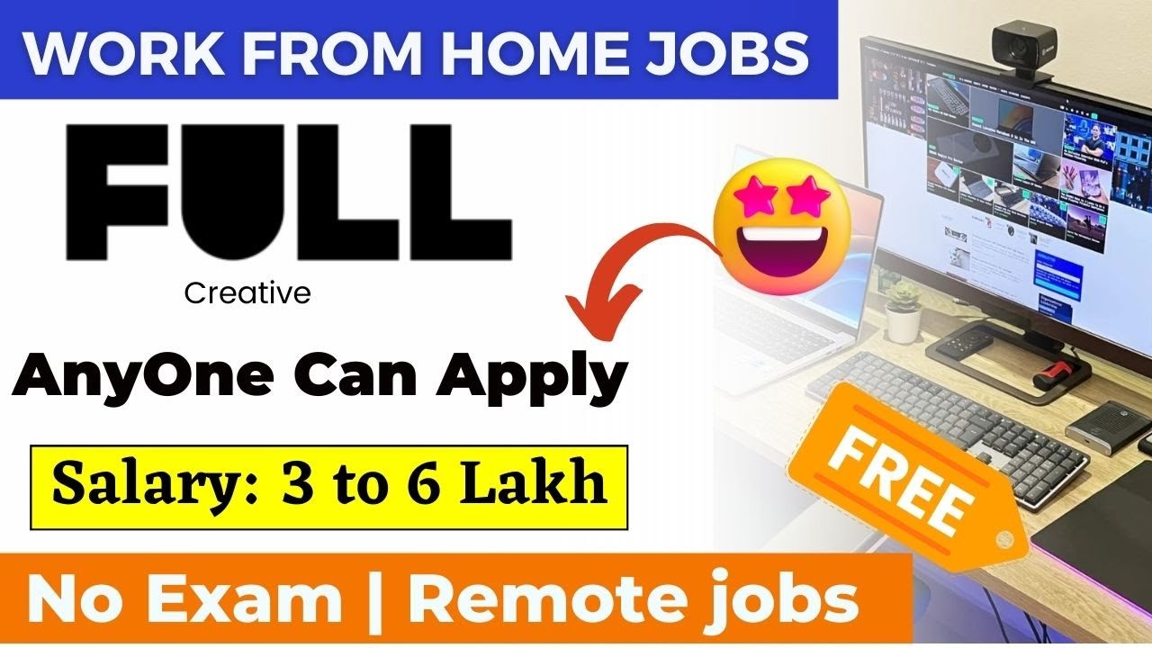 Work From Home Jobs | Any Degree Apply | Non Tech Jobs | Full ...