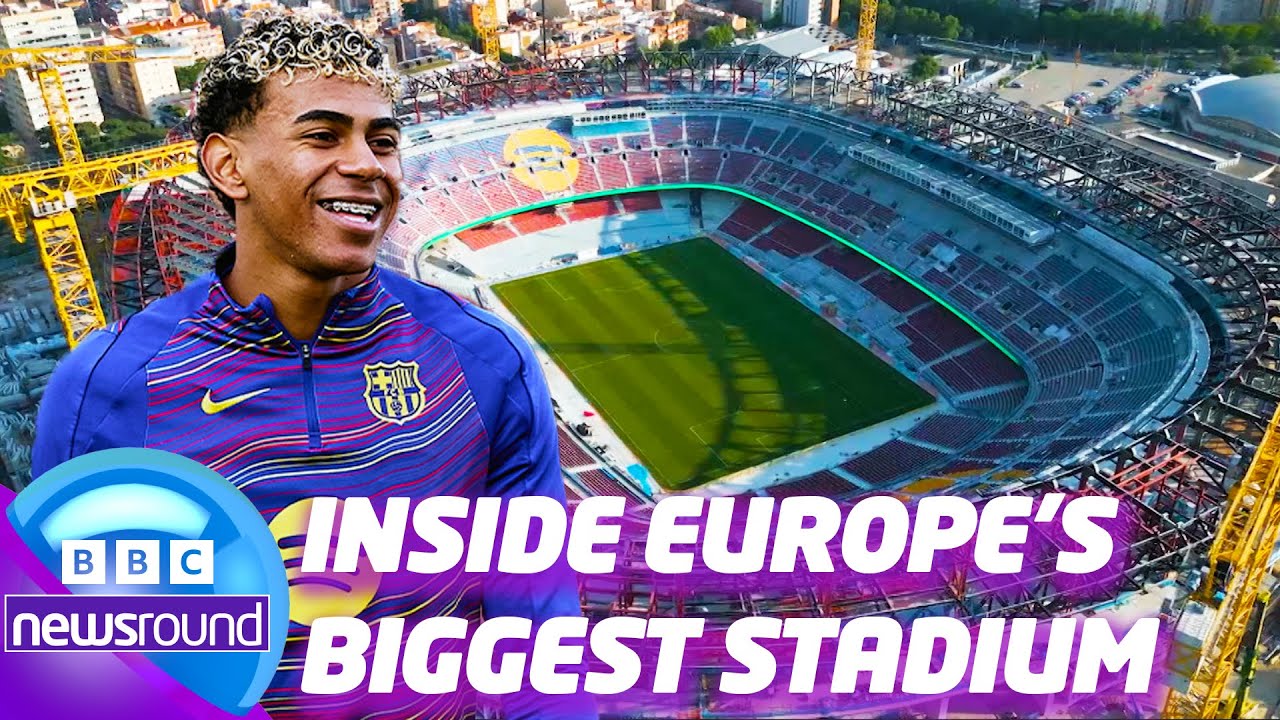 What's Inside Europe's BIGGEST Football Stadium? | Newsround | News For ...