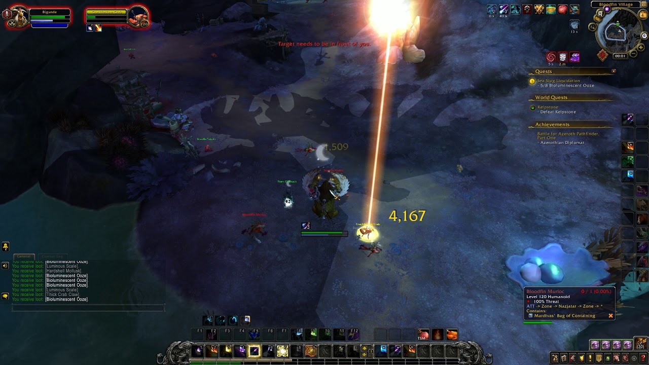 Quest Sea Slug Liquidation Quest Id 55870 In World Of Warcraft - YouTube