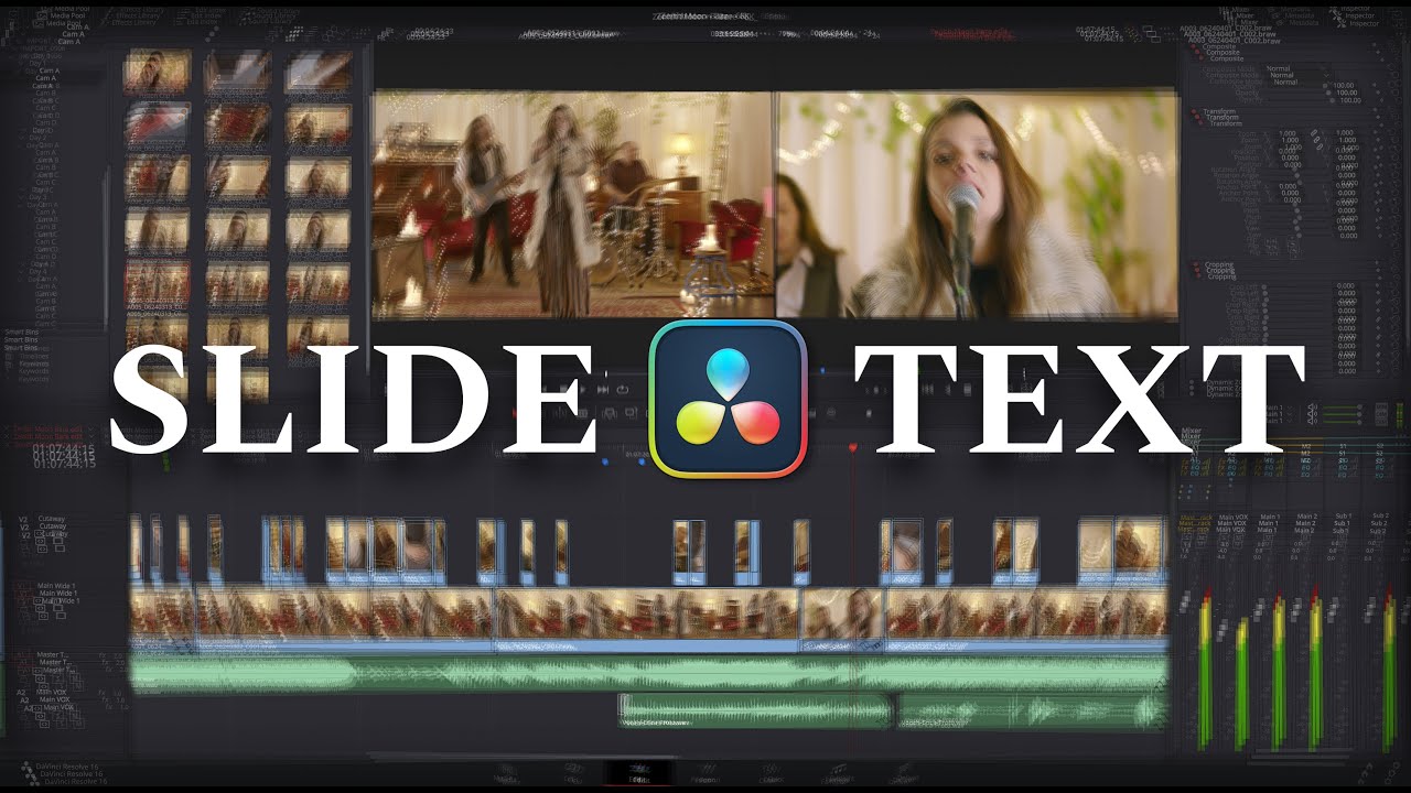 How To Make *CLEAN* Slide Up Text in Davinci Resolve 19! - YouTube