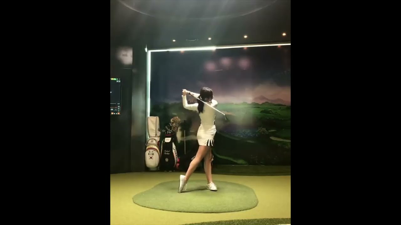 KLPGA angels golf swing. 53 Lee So Hee Pro. - YouTube