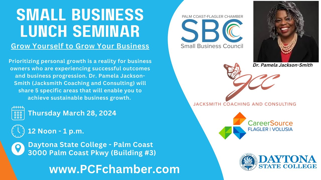 PCF Chamber Small Business Seminar: Grow Yourself to Grow Your Business ...