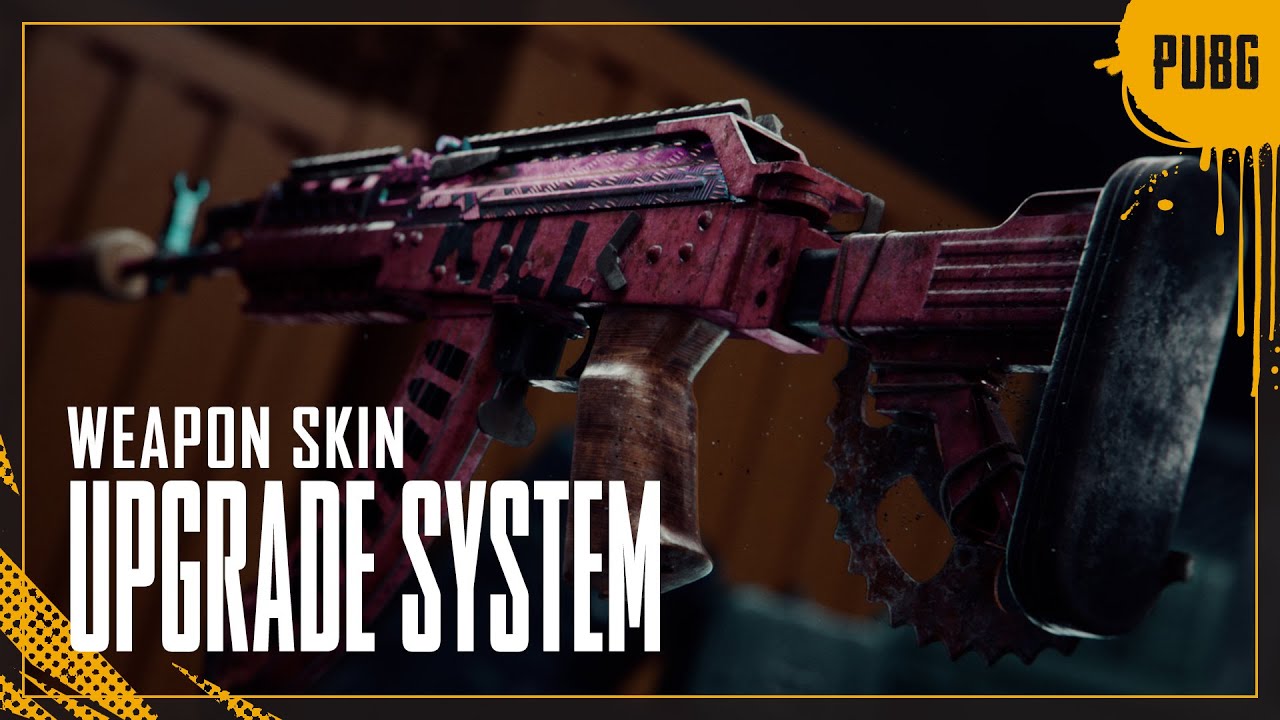 PUBG | New Weapon Skin Upgrade System - YouTube